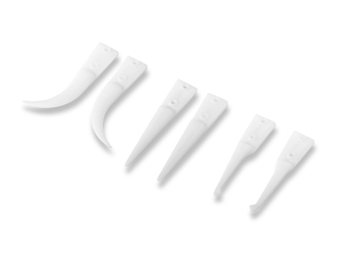 White Delrin 500 Tips | SIPEL Electronic SA